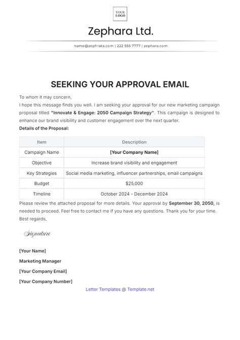 Free Payment Approval Letter Template To Edit Online