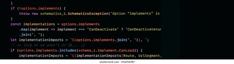 Programming Code Abstract Screen Software Developer Stock Photo Shutterstock