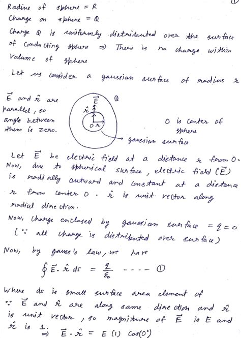 An Isolated Conducting Sphere Of Radius R Has Charge Q Uniformly Distributed On Its Surface