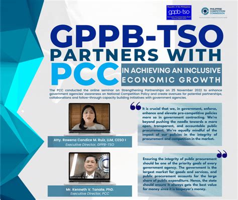 Gppb Tso Partners With Pcc In Achieving An Inclusive Economic Growth