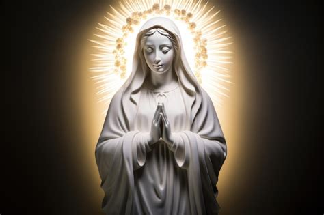 Virgem Maria Mãe de Jesus Cristo Cristianismo fé religião conceito Foto Premium