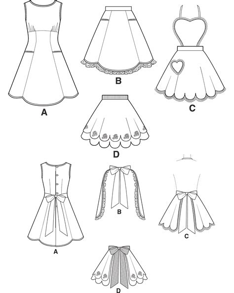 Simplicity Sewing Pattern S9311 Misses Vintage Aprons 9311 Patterns