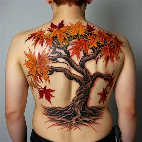 Japanese Maple Tattoos Meaning Symbolism 72 Designs Hbtat2