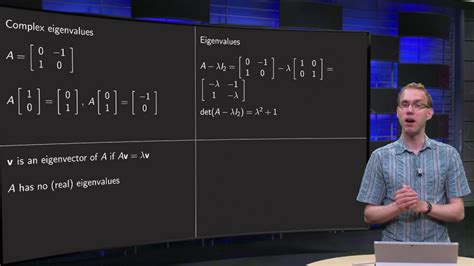 Complex Eigenvalues Introduction Youtube