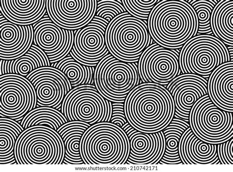 Abstract Overlap Circle Pattern Vector Stock Vector Royalty Free