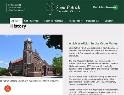 Lpi On Linkedin We Are Proud To Share The New Website Design We Delivered To St Patrick