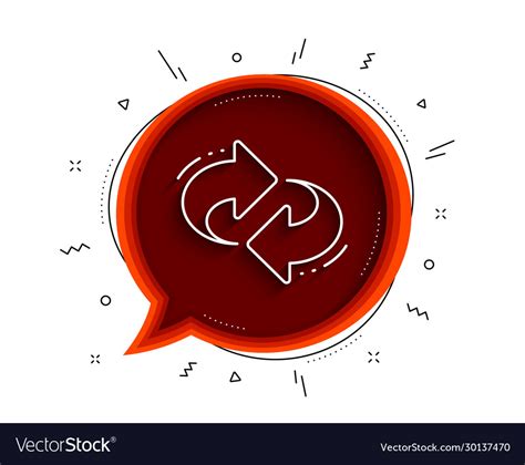 Refresh Change Arrow Line Icon Rotation Royalty Free Vector