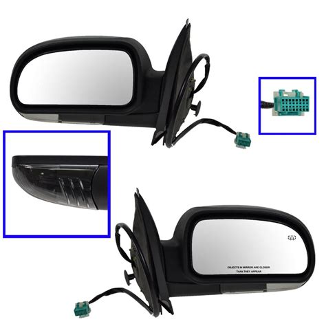 Trq Power Heated Side View Mirrors Pair Set Of 2 For Chevy Bravada