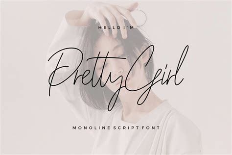 Pretty Girl Monoline Script Font Free Download
