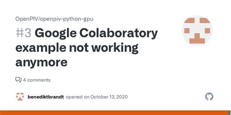 Google Colaboratory Example Not Working Anymore Issue OpenPIV Openpiv Python Gpu GitHub