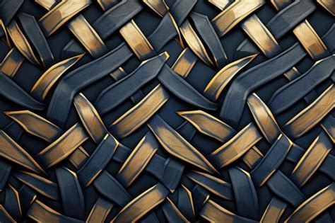A Close Up Of A Woven Material With A Blue Background Seamless Pattern Featuring Interlocking