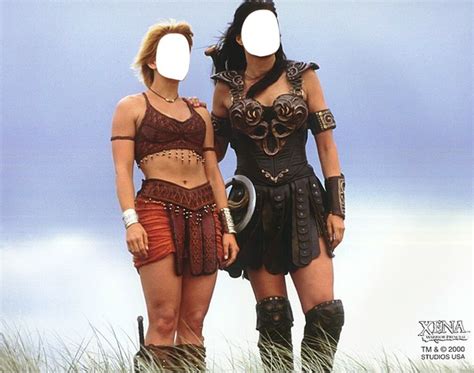 Gabrielle Xena Photo Frame Effect Pixiz
