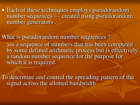 Ppt Spread Spectrum Techniques For Secure Communications Powerpoint