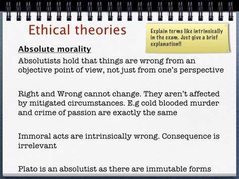 What Is Meant By Absolute And Relative Moral Values