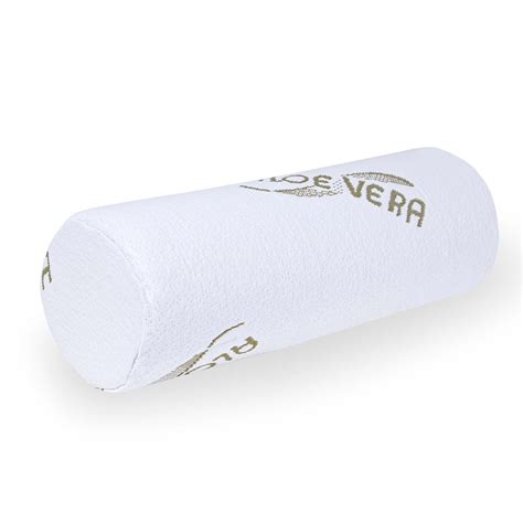 Visco Ortopedik Rulo Yastık Çok Amaçlı Destek Yastığı Beyaz Viscotex