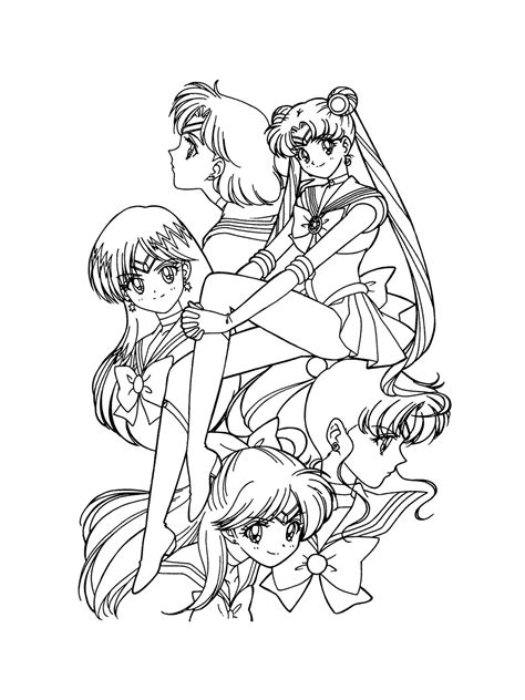 Sailor Moon Coloring Pages Seacoloring