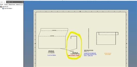 Flat Pattern View Should Match Folded Model Autodesk Community
