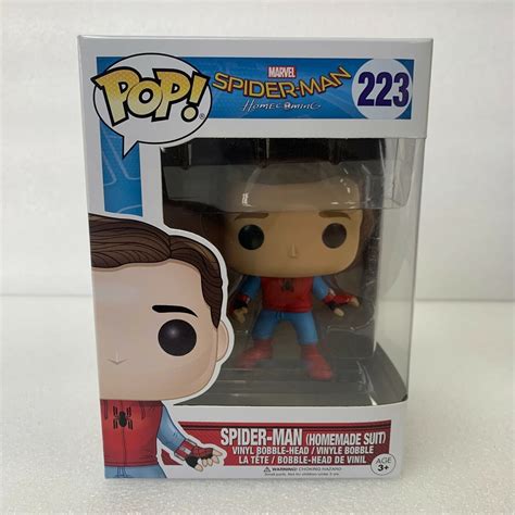 Funko Pop Spider Man Homecoming Homemade Suit Unmasked Us Exclusive
