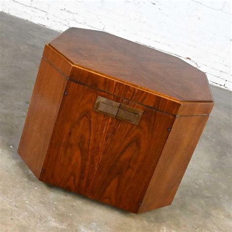 Mcm To Modern Founders Furniture Octagon Commode End Table Cabinet