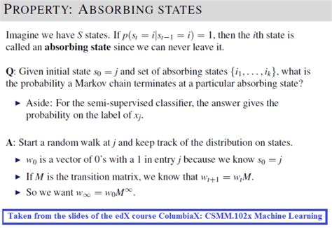 A Semi Supervised Classification Algorithm Using Markov Chain And