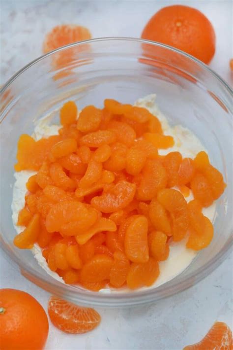 Creamsicle Mandarin Orange Salad With Vanilla Pudding