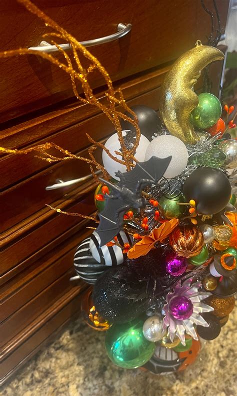 Halloween Cat Assemblage With Vintage Elements Etsy