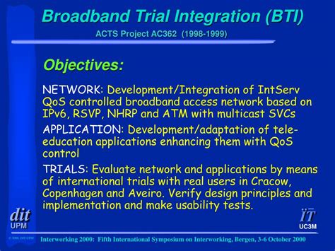 Ppt Implementing The Integrated Services Qos Model With Ipv6 Over Atm
