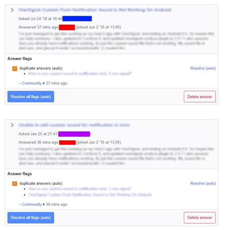 The Duplicate Answers Flags Are Harder To Process In The New Dashboard