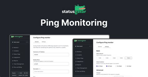 Ping Monitoring Statusgator