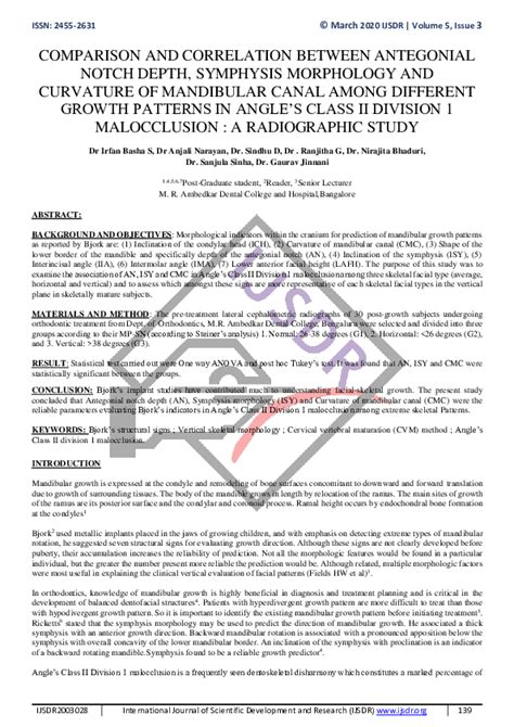 Pdf A Radiographic Evaluation Of Mandibular Asymmetry In Class Ii