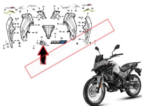 Sym Panel Alt Sakal Spoiler Siyah Motopit Motosiklet