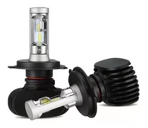 Par De Lampadas H4 H7 H11 Ultra Led 6500k 72w Tipo Xenon R1 Parcelamento Sem Juros