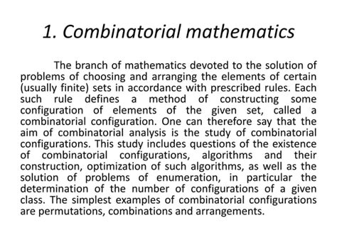 Combinatorial Analysispptx