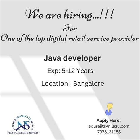 Sourajit Mitra On Linkedin Hiring Javadeveloper Bangalorehiring Bangalorejobs Layoff