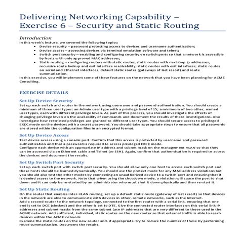 Static Routes Serial And Ethernet Interfaces
