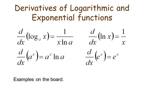 Derivative Of Log And Exponential Functions Iphoneaceto