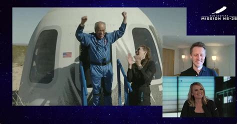 90세에 이룬 꿈민간 우주선 타고 무중력 체험