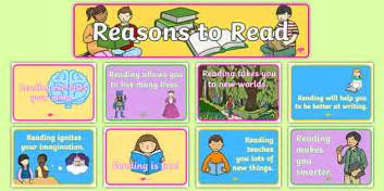 👉 Reasons To Read Display Pack Reading Display Resources Ks2