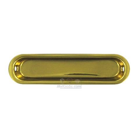 Solid Brass Flush Pulls Collection Solid Brass 4 X 1 Flush Pull In
