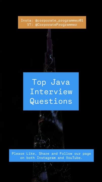 Top Java Interview Questions For Freshers Javaprogramming Java