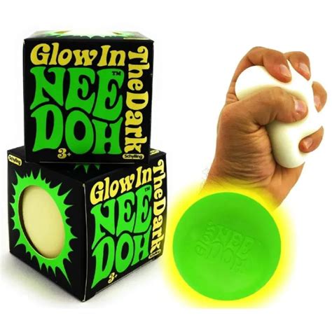 Needoh Fidget Toy Glow In The Dark Kreativne Igrače