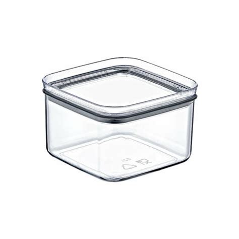 Em House Storage Canister 500ml Square Plastic Box Emp 145