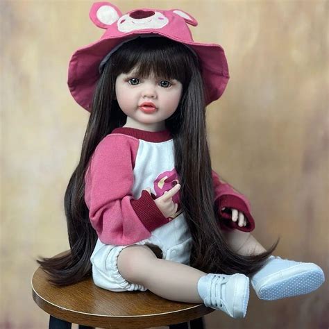 Boneca Bebê Reborn Pintura Realista 100 Silicone Faz A Boa
