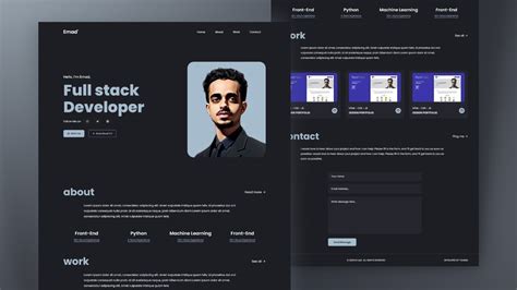 Build A Responsive Portfolio Website Using Html Css Javascript