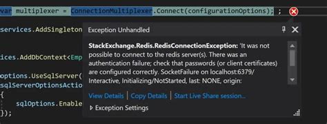 Redis Error It Was Not Possible To Connect To The Redis Server