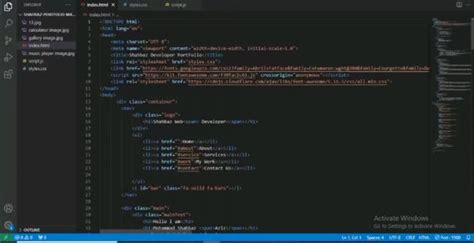 new project portfolio for codealpha internship muhammad shahbaz aziz