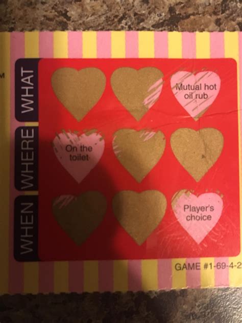 Bought My Husband A Sexy Scratch Off Ticket He Wasnt Amused R
