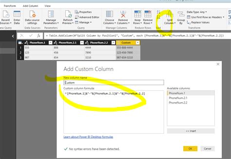 solved formatting telephone numbers to add dash microsoft fabric community