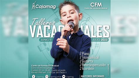 Conoce los talleres vacacionales del Centro de Formación Musical de Cajamag Opinion Caribe