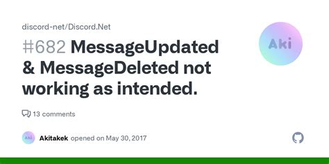 messageupdated and messagedeleted not working as intended · issue 682